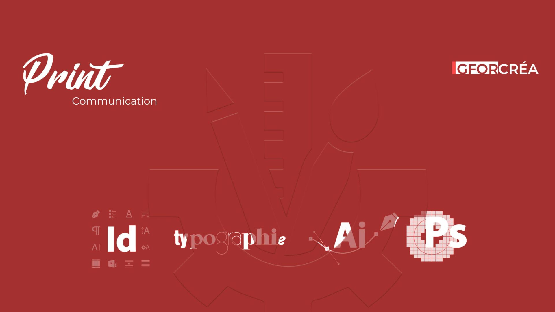 Communication print - Créations visuelles - Studio GforCréa